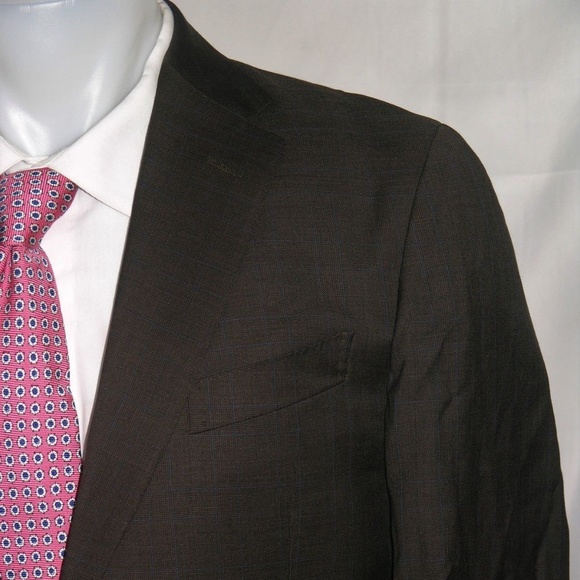 Faconnable | Suits & Blazers | Faconnable Guabello Super 3 Brown Shadow ...